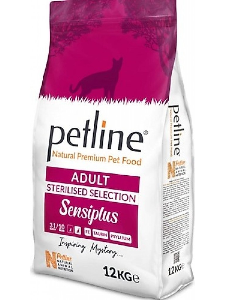 Petline Natural Sensiplus Adult Sterilised Somonlu Kısırlaştırılmış 10 kg Yetişkin Kedi Maması